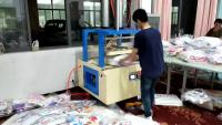China Vertical Duvet Sleeping Pillow Vacuum Packing Machine Press Machine for sale