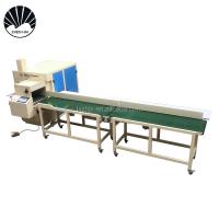 China JBJ-9 Pillow rolling machine, cushion coiling packing machine with auto feeding conveyor for sale