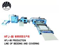 China 2KW Comforter Making Machine Fiber Sheet Fleece Production Line for sale