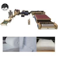 China 4500mm Comforters Filler Nonwoven Bonded Wadding Production Line Equipment for sale