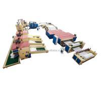 China WJM-3 Nonwoven PET Fiber Sintepon Plant Glue Free Wadding Production Line for sale