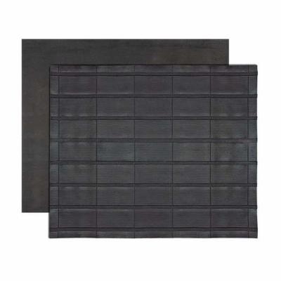 China Cloth Backing Reinforced Horse Trailer Ramp Rubber Mat Horse Trailer Ramp Anti Slip Gipped Mat for sale