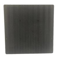 China Black Large Rubber Mats Rubber Horse Stall Mats For Pool Wall Insert With Q235 Steel Plate for sale
