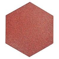 China Wear-Resistant Hexagon Rubber Bricks Rubber Tiles Outdoor Interlocking Rubber Tiles for sale
