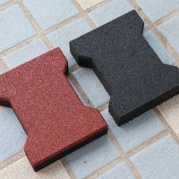 China Farm Colorful Rubber I Beam Tiles Dog Bone Mats Horse Walker Mats for sale