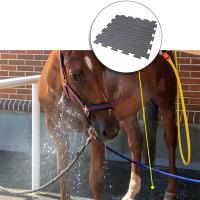 China 0.39 Inches Non Slip Rubber Tile For Horse Shower Anti Slip Rubber Mats For Horse Grooming for sale