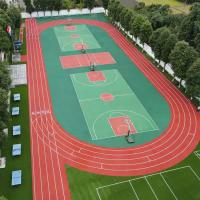 China Anti Slip Outdoor Rubber Mat Outdoor Rubber Running Rubber Running Track Mat for sale