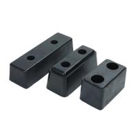 China Rubber Accessories Heavy Duty Rubber Door Buffer Multiple Sizes Black Color for sale