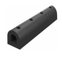 China Rubber Accessories Tuff Buff Impact Tuff Buffer Hot Sale Ship Protection Marine D Section Jetty Fender for sale
