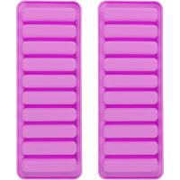 China Ice Cube Trays 2 Pcs Ice Cube Moulds With No-Spill Removable Lid, Easy-Release Silicone And Flexible Ice Trays Strip for sale