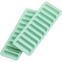 China Finger Shaped Silicone Mold 4 Packs 10 Cavities Rectangle Chocolate Bar Mold For Croquette, Dog Treats Crayons Ice for sale