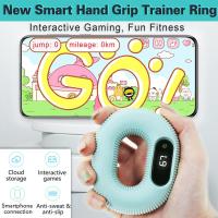 China Silicone Grip Circle Adjustable Strength Silicone Grip Training Arm Muscle Strength Rehabilitation Grip Circle Fitness for sale