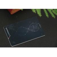 China E Ink Screen Otp Bank Credit Card 1.54 Inch Wireless Charging 7816 Interface for sale