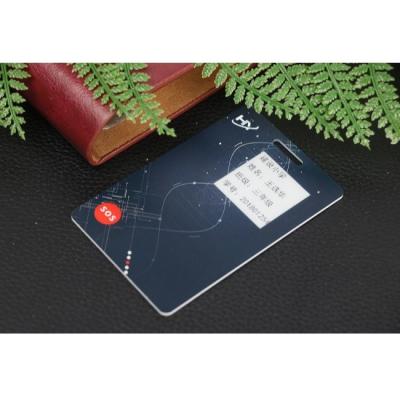 China 1.54 Inch Active OTP Smart Card For Personal Information Card for sale