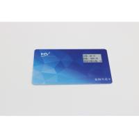 China 0.84mm Thickness E Ink Smart Card OTP Bank Card M7816 Interface for sale