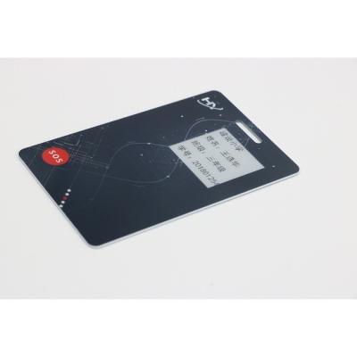 China SOS Button Call Rescue OTP Display Card 1.2mm Thickness 128K Bit for sale