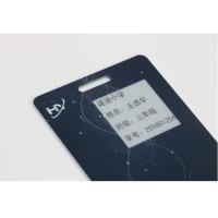 China Fingerprint Payment 1.5mm Security Smart Card 7816 with electronic ink screen for sale