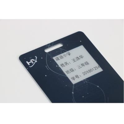 China Fingerprint Payment 1.5mm Security Smart Card 7816 with electronic ink screen for sale