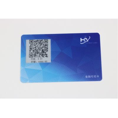 China Encrypted Currency Wallet E Ink Smart Card 0.84mm Thickness 5 bits keys for sale