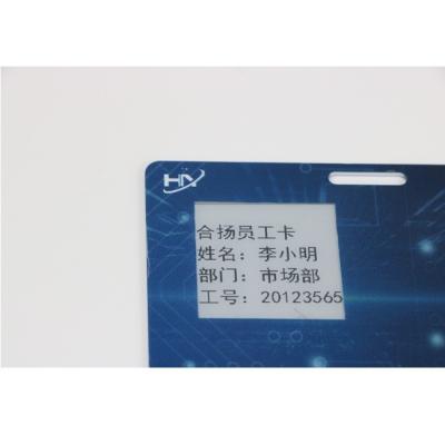 China Custom 1.02 inch NFC E Ink Smart Card Low Power Passive Start OEM ODM for sale