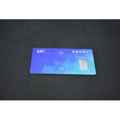 China 1.02 Inch Ink Screen Contact Chip Card 7816 Chip Embedded 13.56mhz for sale