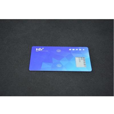 China 0.84mm Thickness Standard Bank Credit Card 7816 Chip OTP Display for sale