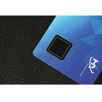 China Contact 7816 Chip Fingerprint Smart Cards IDEX Two Way Authentication for sale