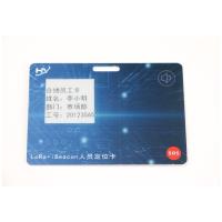 China Security Positioning Ble Beacon Card 7816 interface With OTP Display for sale