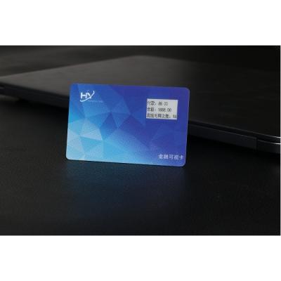 China Ink Screen 7816 Card Passive Visual Card 13.56mHz RFID Chip Card for sale