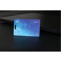 China 0.84mm Thickness BLE Beacon ID Card 	Active standard bank cards for sale