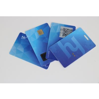 China Digital Buttons RFID jamming card 7816 Blue Sprite Layout High frequency for sale