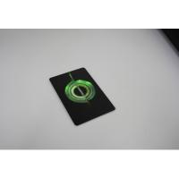 China 2.2mm Thickness RFID LED Card Horizontal Plate IP68 Illuminated Dynamic for sale