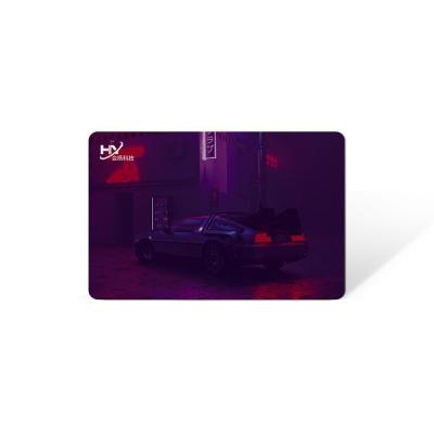 China F08 chip embedded smart card, flash and light Standard Bank Cards for sale