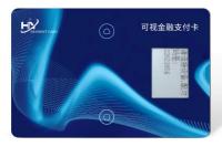 China SE Chip Embedded Ink Screen Smart Card Embedded Chip Card IP68 Waterproof Rechargeable for sale