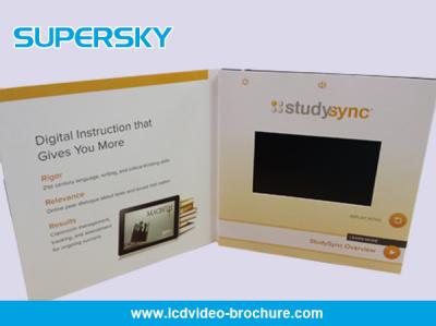 China 4 Button LCD Digital Video Brochure for sale