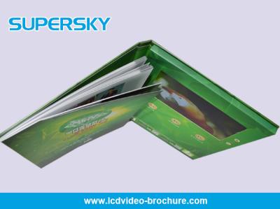 China Multi Language Rechargeable LCD Video Brochure High - Definition with HiFI Speaker for sale