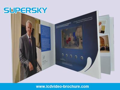 China Full Color LCD Invitation Card , Lcd Video Card Mailer With CMYK Printing for sale
