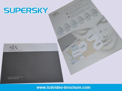 China Moblie Message LCD Video Brochure With TTF LCD , Video Wedding Invitations for sale