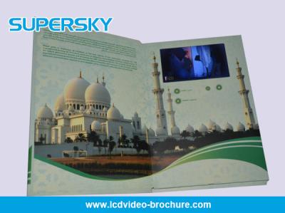 China 4.3 inch / 5 Inch TFT LCD Video Brochure , Folded LCD Greeting Card for sale