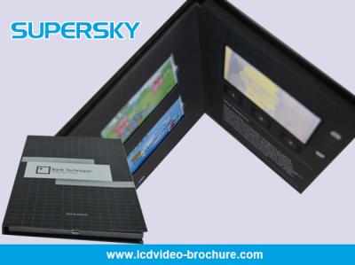 China Customized Craft Lcd Video Business Cards , Personalised Video Card Rechargeable for sale