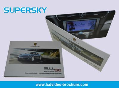 China 8O 2W Full Color Lcd Screen Invitation Card Supported Multi - Language for sale