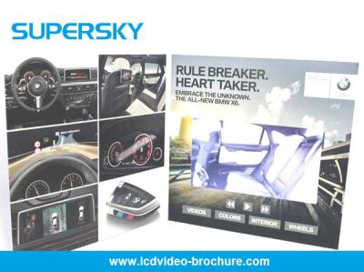 China Business Gift LCD Video Brochure , 4.3