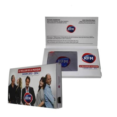 China 4.3 Inch LCD Video Brochure Matte Lamitation Cover For Business Card for sale