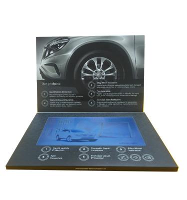 China Factory Supply Bespoke Video Brochures , Paper Craft Video Invitation Card for sale