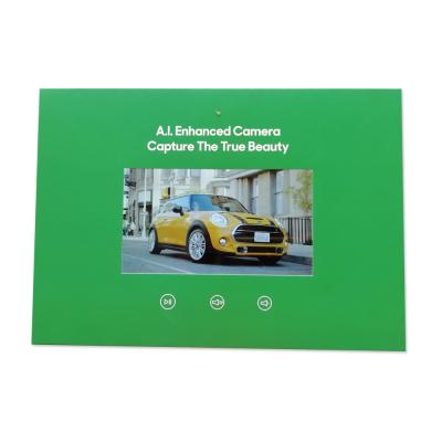 China Business Gift Video Brochure Card Fashion Design CE FCC QC Approved for sale