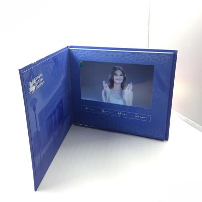 China A45 Matt Cover LCD Video Brochure , 4.3 Inch 5 Inch Lcd Screen Video Brochure for sale
