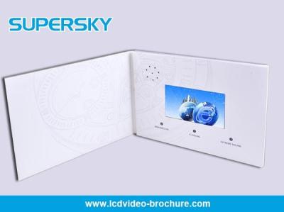 China Multi - Page A4 / A5 Video Wedding Invitations ON / OFF Button Switch For Fair Display for sale