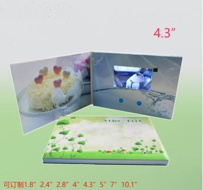 China Promotional Video In Print Brochure With LCD Sound Modules And Rechargeable Battery for sale