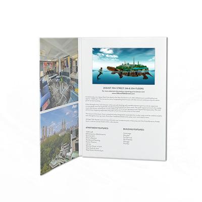 China 7 Inch VIF Bespoke Flip Book Video Rechargeable For Opening Veremonies for sale