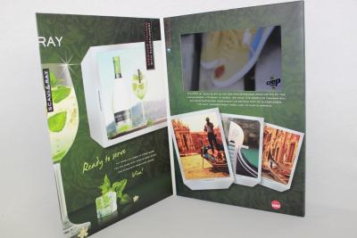 China Promotional Handmade Greeting Flip Book Video Smart For Fair Display for sale